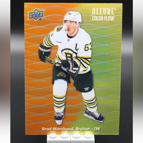 Upper Deck | Toys | Brad Marchand 22324 Upperdeck Allure Orange Yellow ...